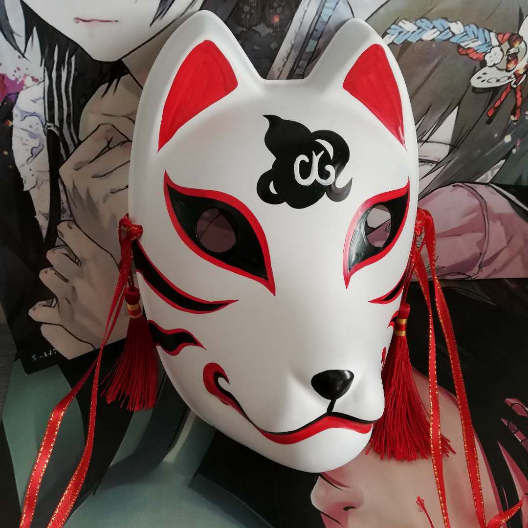 Anbu Kitsune Phantom Mask – Japanese Oni Masks