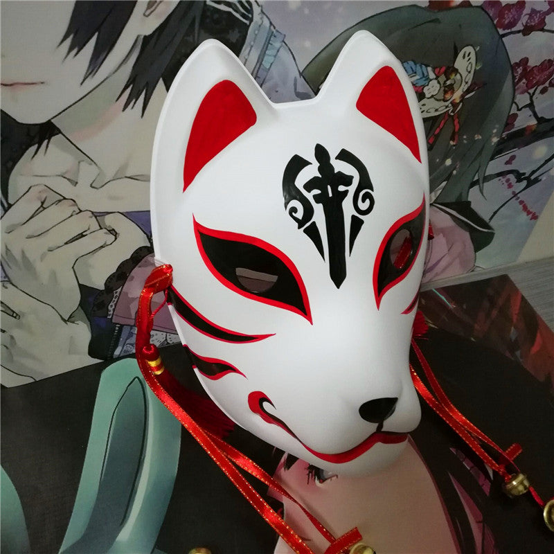 Anbu Kitsune Warrior Mask – Japanese Oni Masks
