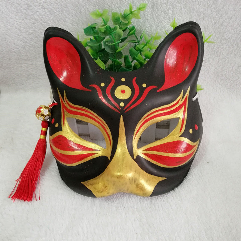 Arcane Kitsune Half Mask – Japanese Oni Masks