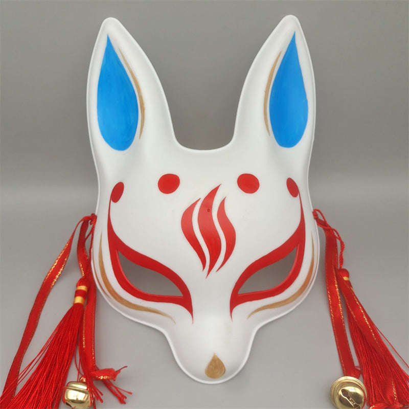 Blazing Spirit Fox Mask – Japanese Oni Masks