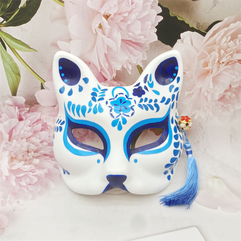 Blossom Breeze Kitsune Mask – Japanese Oni Masks
