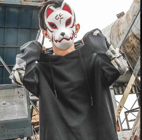 Demon Slayer Anime Fox Mask – Japanese Oni Masks