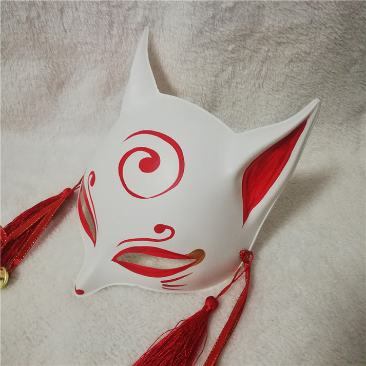 Flamecaller Japanese Fox Mask – Japanese Oni Masks