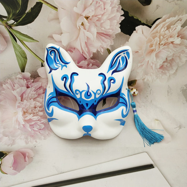 Flameheart Kitsune Mask – Japanese Oni Masks
