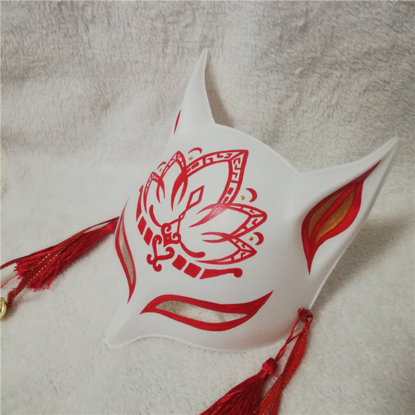 Foxy Frenzy Kitsune Mask – Japanese Oni Masks