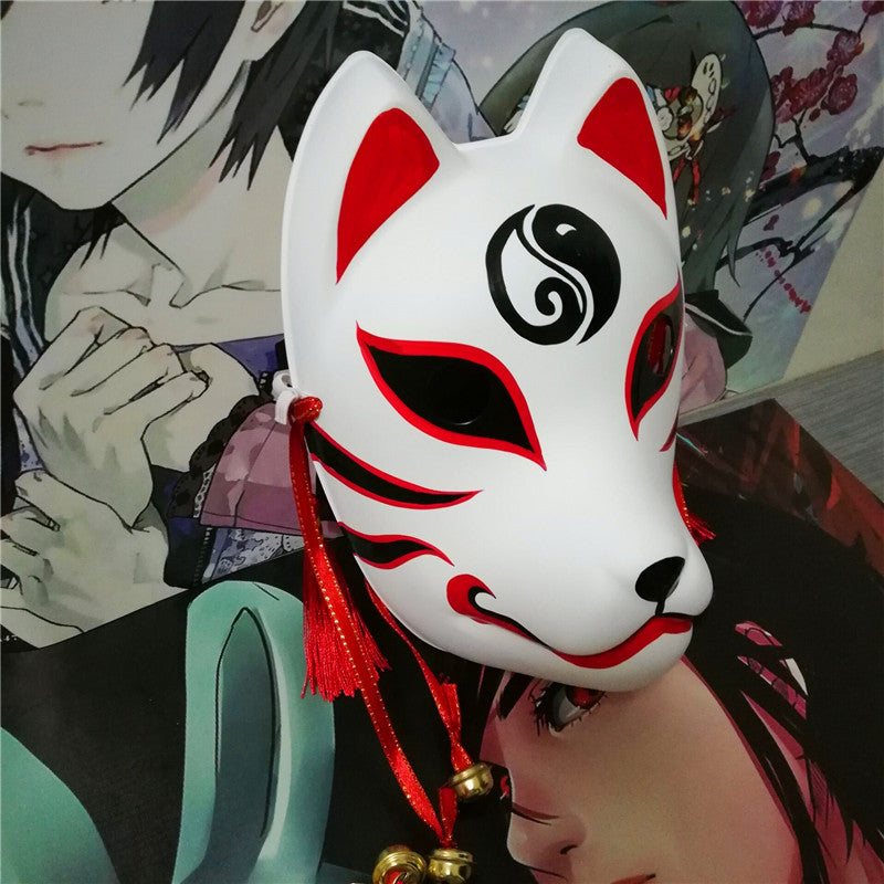 Full-Face Anbu Fox Mask – Japanese Oni Masks