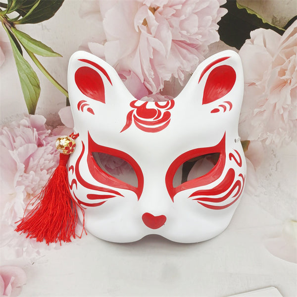 Glorious Cosplay Style Cat Mask – Japanese Oni Masks