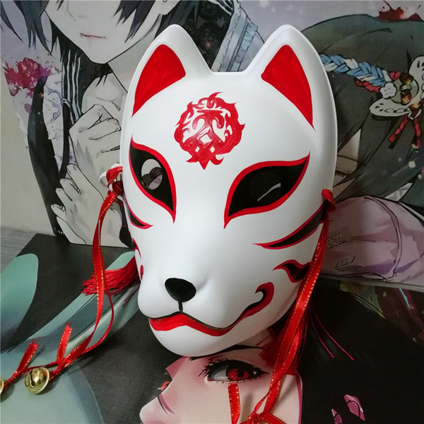 Hand Painted Anbu Mask – Japanese Oni Masks