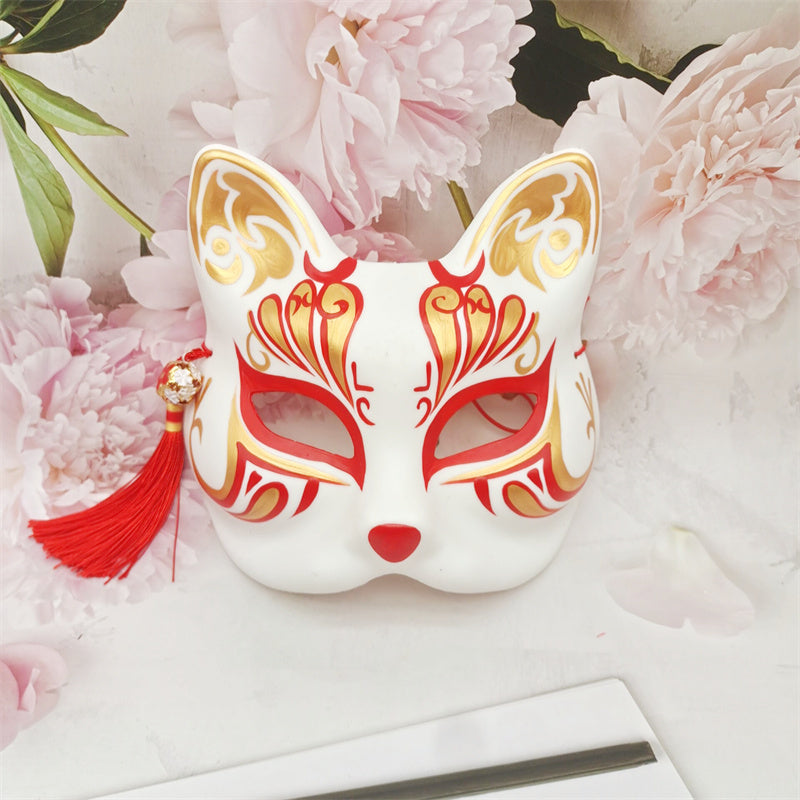 Japanese Cat Mask Halloween Party Cosplay – Japanese Oni Masks