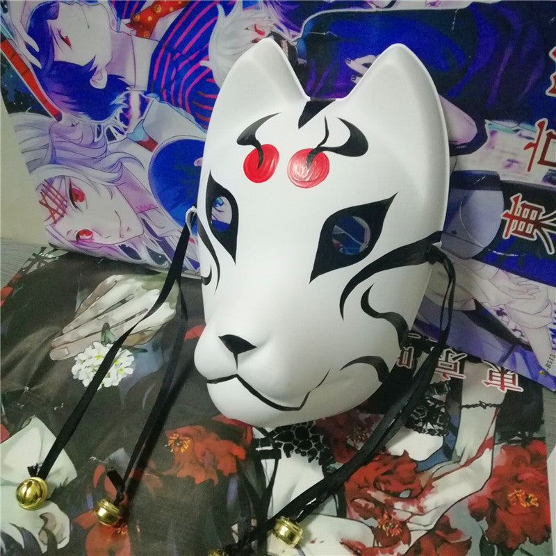 Kitsune Fox Mask for Cosplay Costume – Japanese Oni Masks