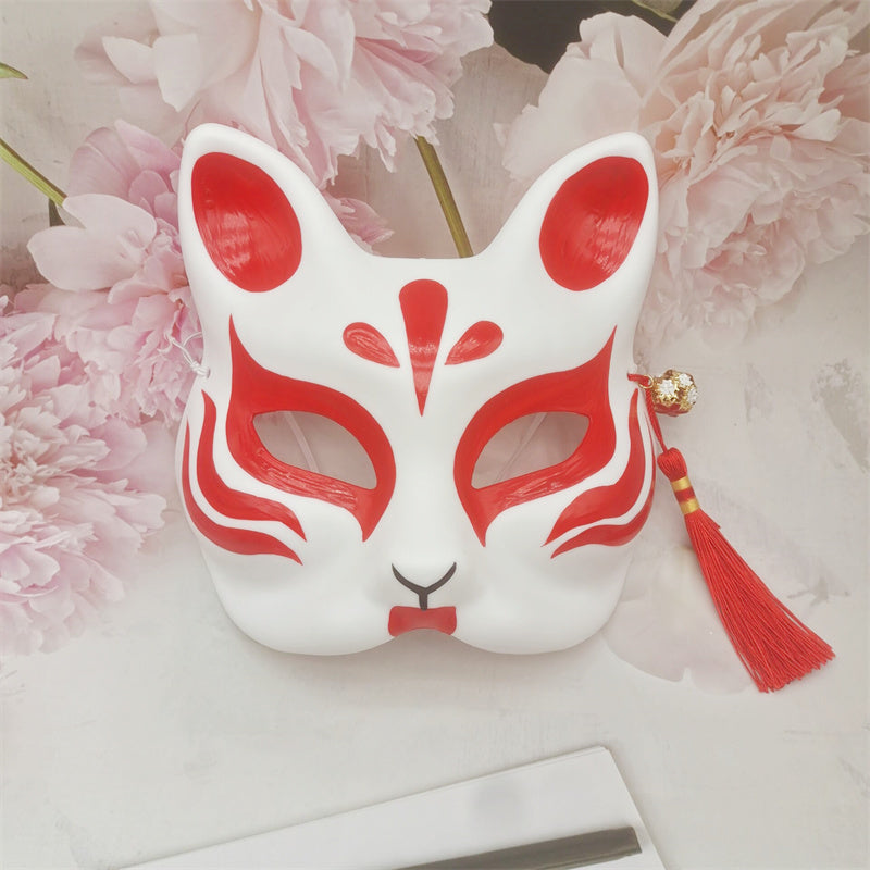 Komendo Tenko Full Face Kitsune Mask – Japanese Oni Masks