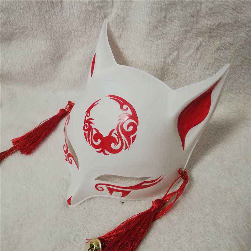 Moonlit Spirit Kitsune Mask – Japanese Oni Masks