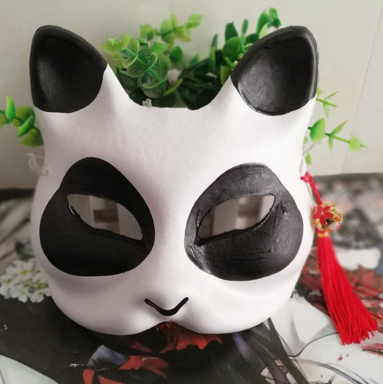 Panda Mask - Animal Kitsune Mask – Japanese Oni Masks