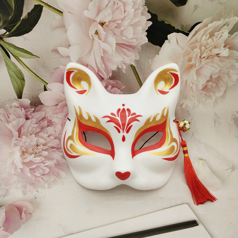 Ruby Ashes Kitsune Mask – Japanese Oni Masks