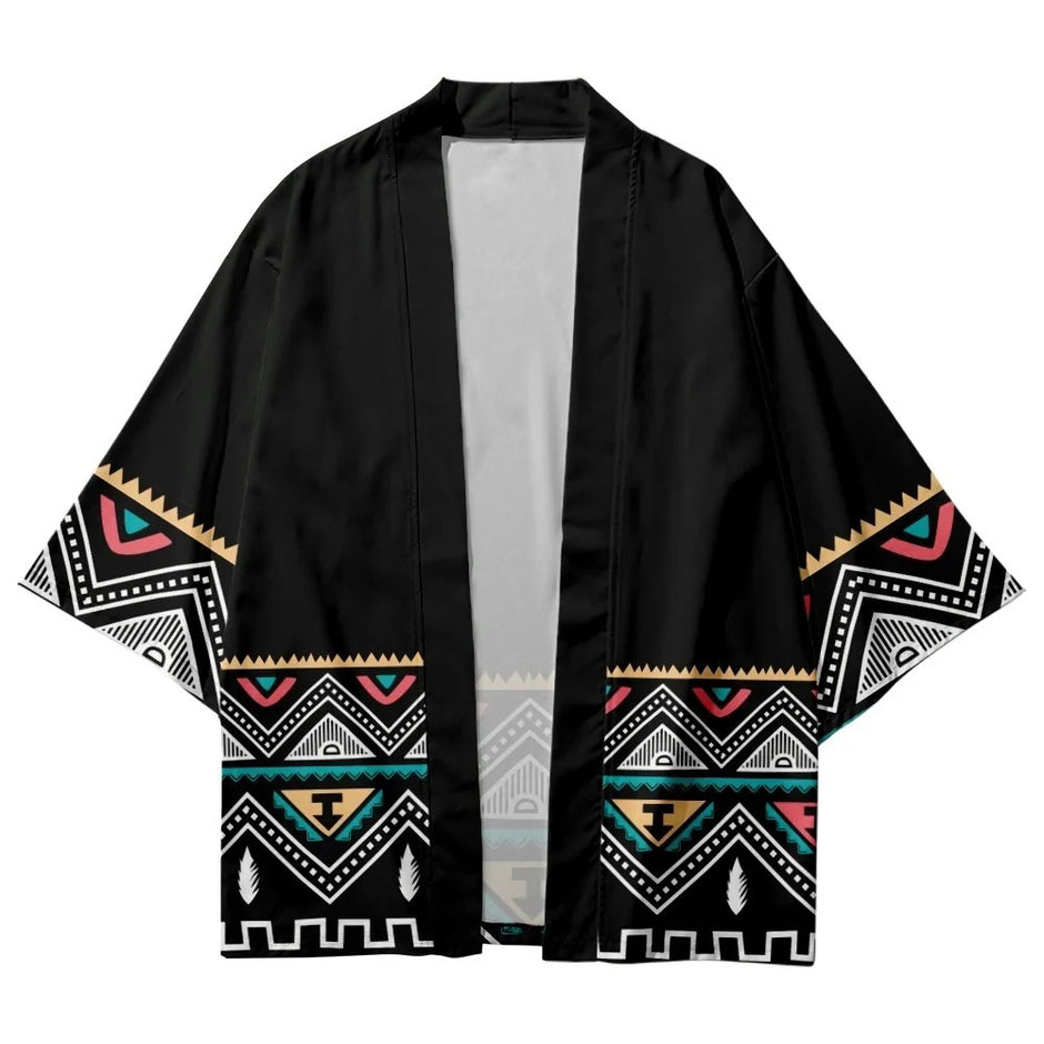 Japanese Kimono Cardigan – Japanese Oni Masks