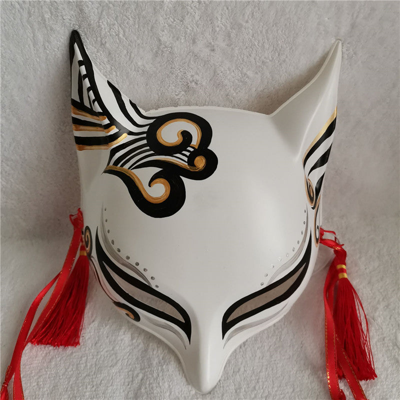 Scarlet Mirage kitsune mask – Japanese Oni Masks