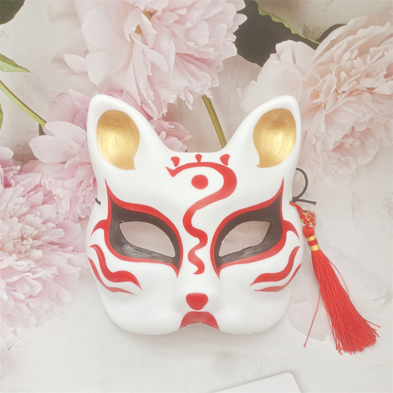 Specter Scarlet Kitsune Mask – Japanese Oni Masks