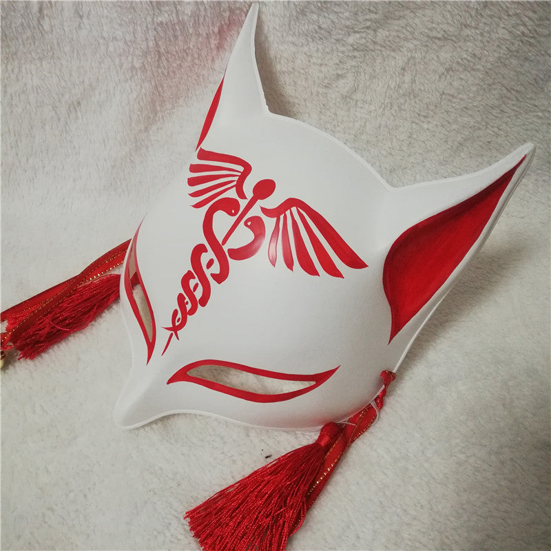 Serpent’s Curse Kitsune Mask – Japanese Oni Masks