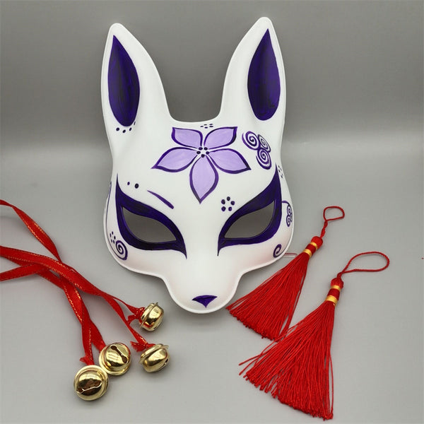 Whisker Charm Fox Mask – Japanese Oni Masks
