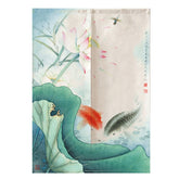 Japanese Door Curtains – Japanese Oni Masks