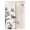 Pastoral Style Japanese Door Curtain – Japanese Oni Masks