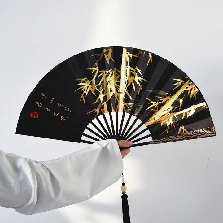 Hand Fan – Japanese Oni Masks