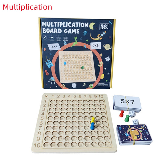 Math Multiplication Board Game – Japanese Oni Masks