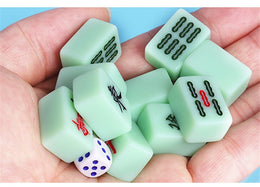 Portable Mahjong Board Game – Japanese Oni Masks