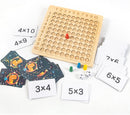 Math Multiplication Board Game – Japanese Oni Masks