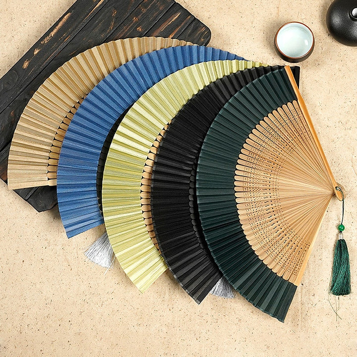 Hand Fan – Japanese Oni Masks