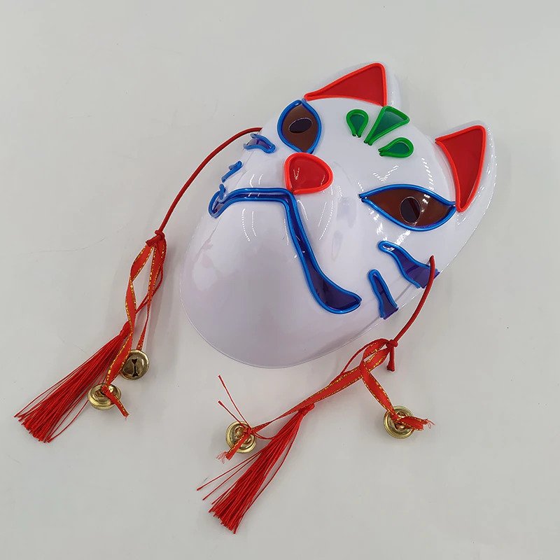 Japanese Kabuki LED Mask – Japanese Oni Masks